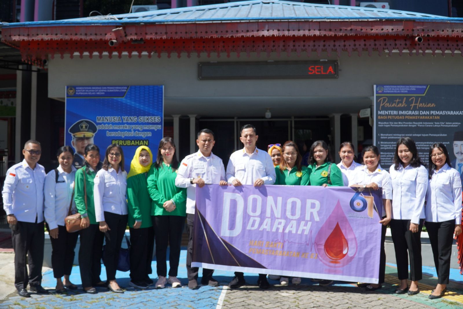 Semangat HBP Ke-61, Rutan Kelas I Medan Ikuti Donor Darah ...