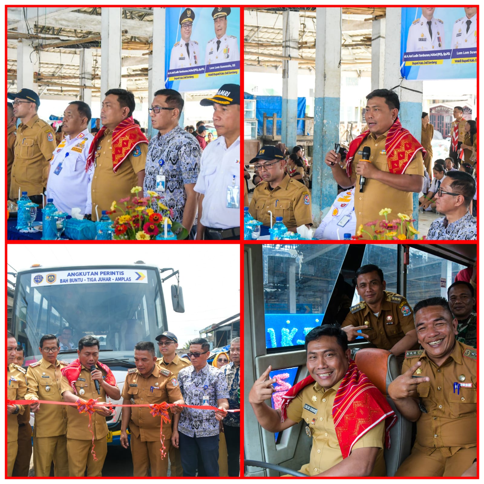 Dua Bus Perintis Resmi Beroperasi Di Deli Serdang - GENEWS TV
